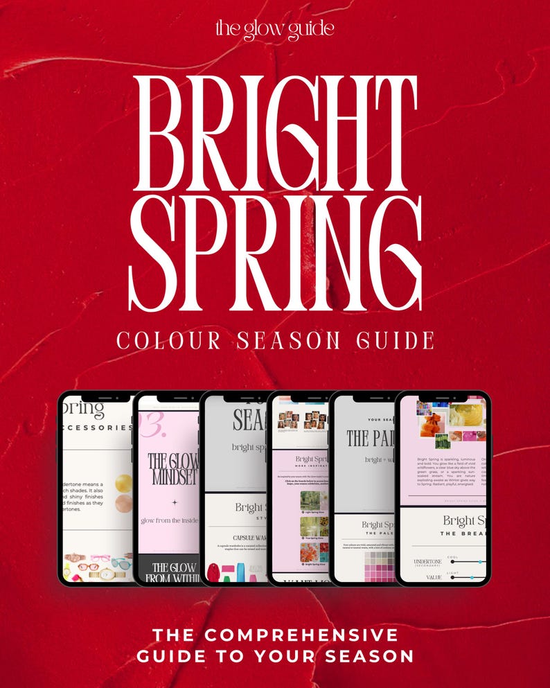 Bright Spring Colour Analysis Kit + Guide | Seasonal Palette, Fashion ...