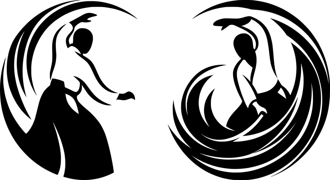 Aikido SVG File - Japanese Martial Arts Wall Art - Fluid Motion ...