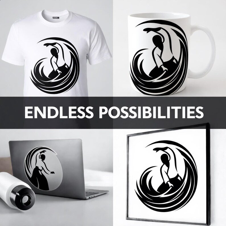 Aikido SVG File - Japanese Martial Arts Wall Art - Fluid Motion ...