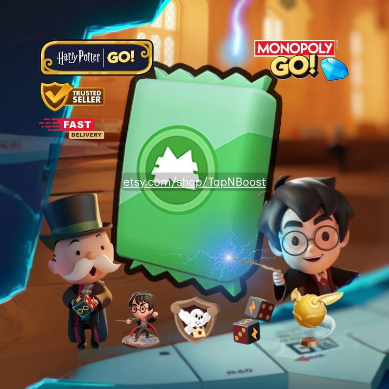 Monopoly GO Stickers Goathland Station 1 Star, Set 1-7 - Instant ...