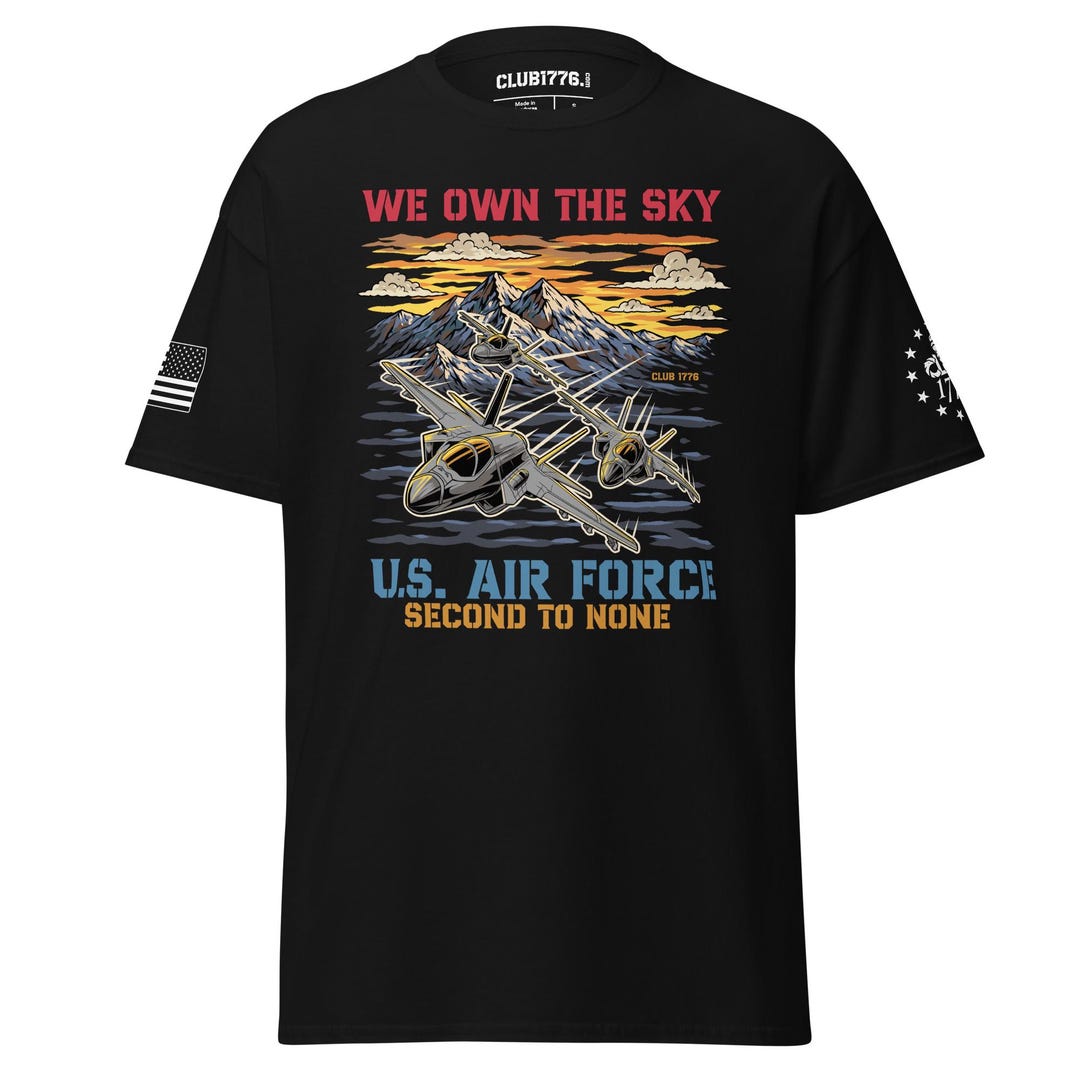 U.S. Air Force "we Own the Sky" T-shirt (overstock Clearance) - Etsy