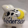 Personalized Piggy Bank Skull and Crossbones - Etsy