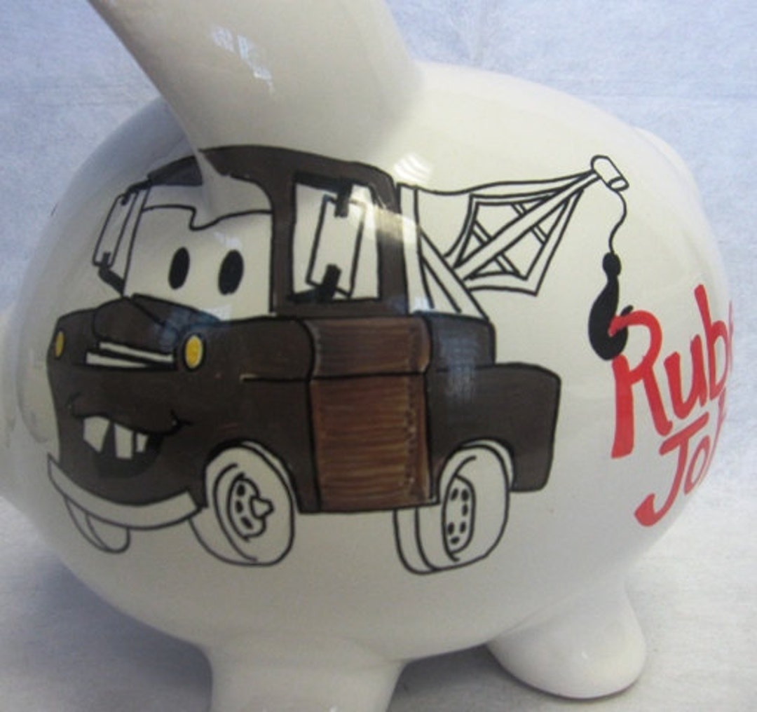 Personalized Piggy Bank Cars - Etsy