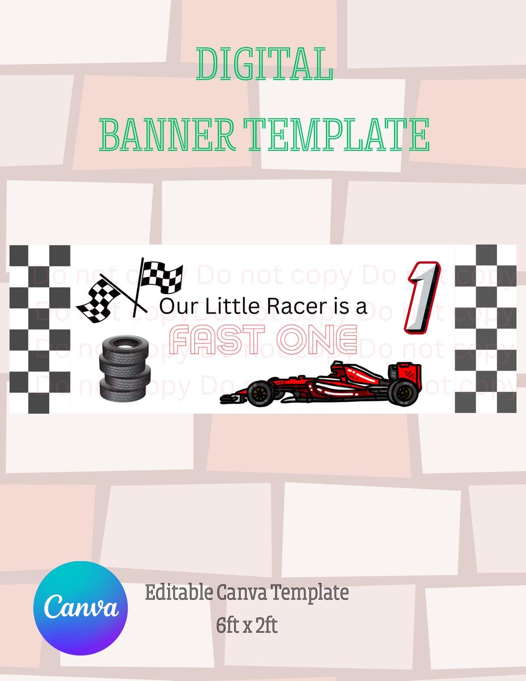 A Fast One Template | Digital Download | Birthday - Etsy