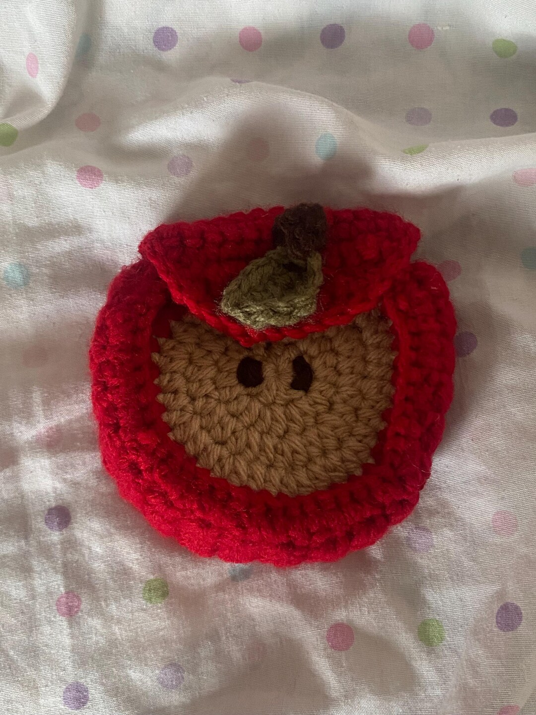 Apple Pouch, Crochet - Etsy