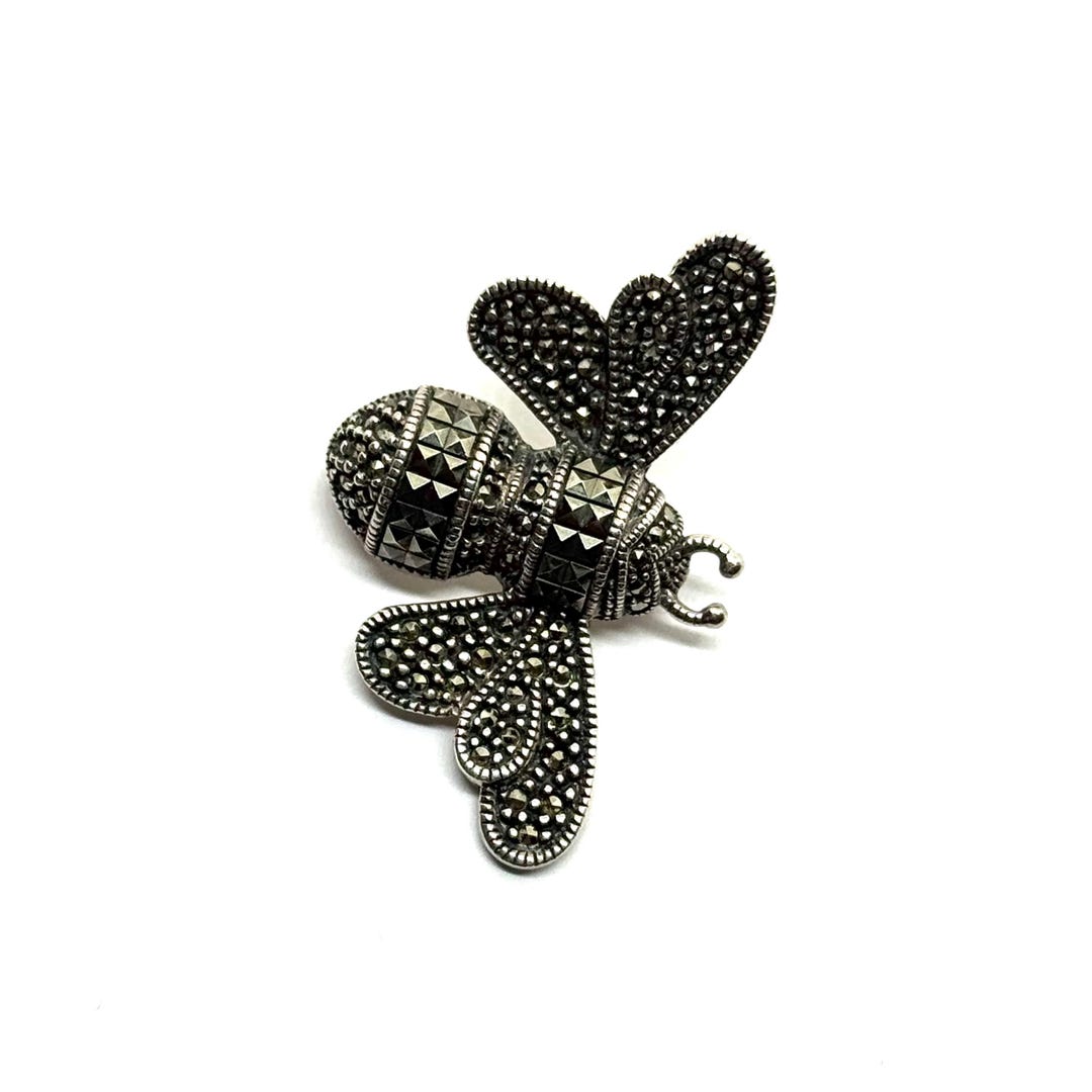 Vintage Sterling Silver Judith Jack Bumblebee Pin - Etsy
