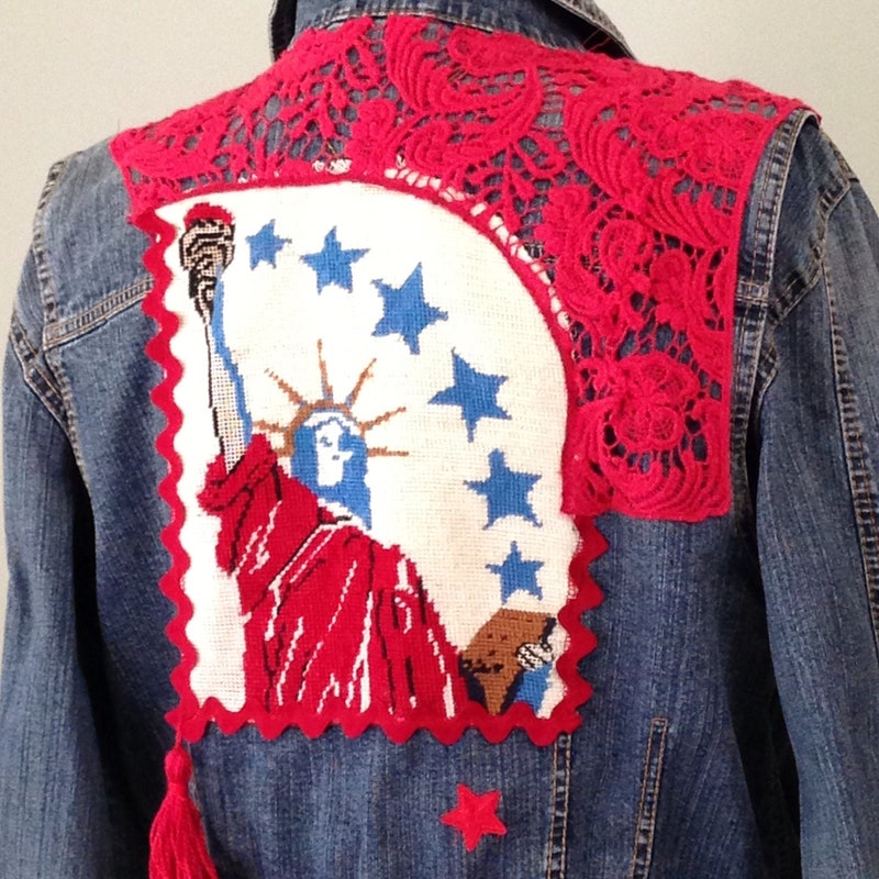 Statue of Liberty Jeans - Etsy
