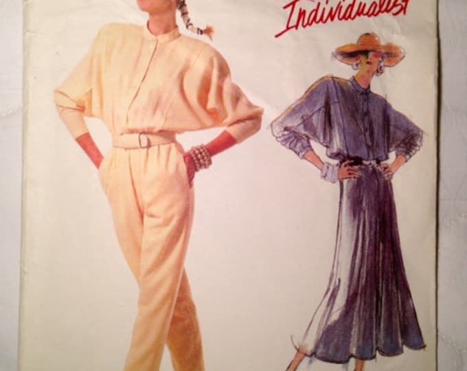 Vogue 1840 Carol Horn Rare Pattern Jumpsuit Modest Dress Vintage 80s ...