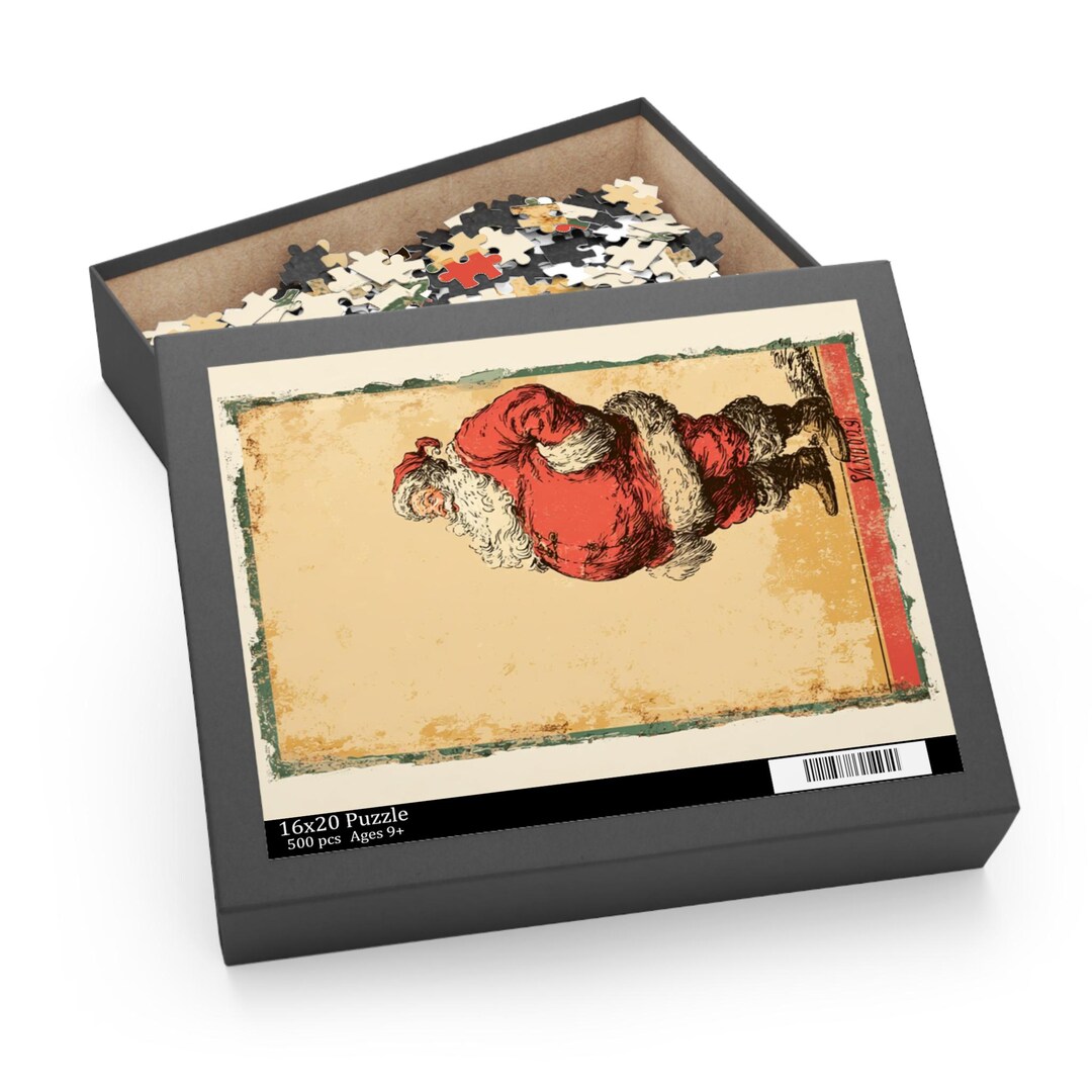 Santa's Dispatch Puzzle | 120/252/500-piece - Etsy