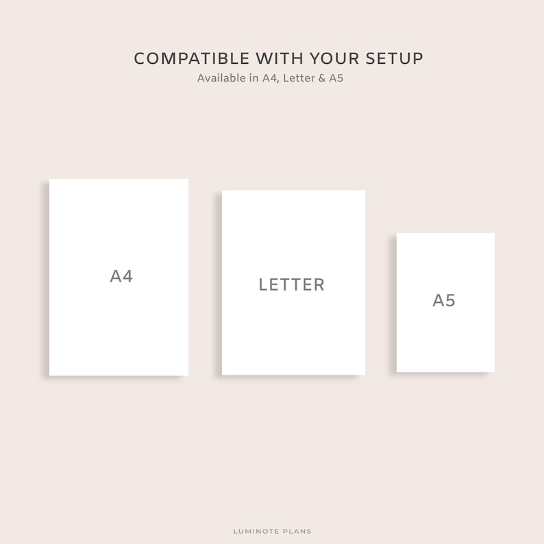 2026 Weekly Planner | Landscape Layout | Minimal Printable | A5 A4 ...