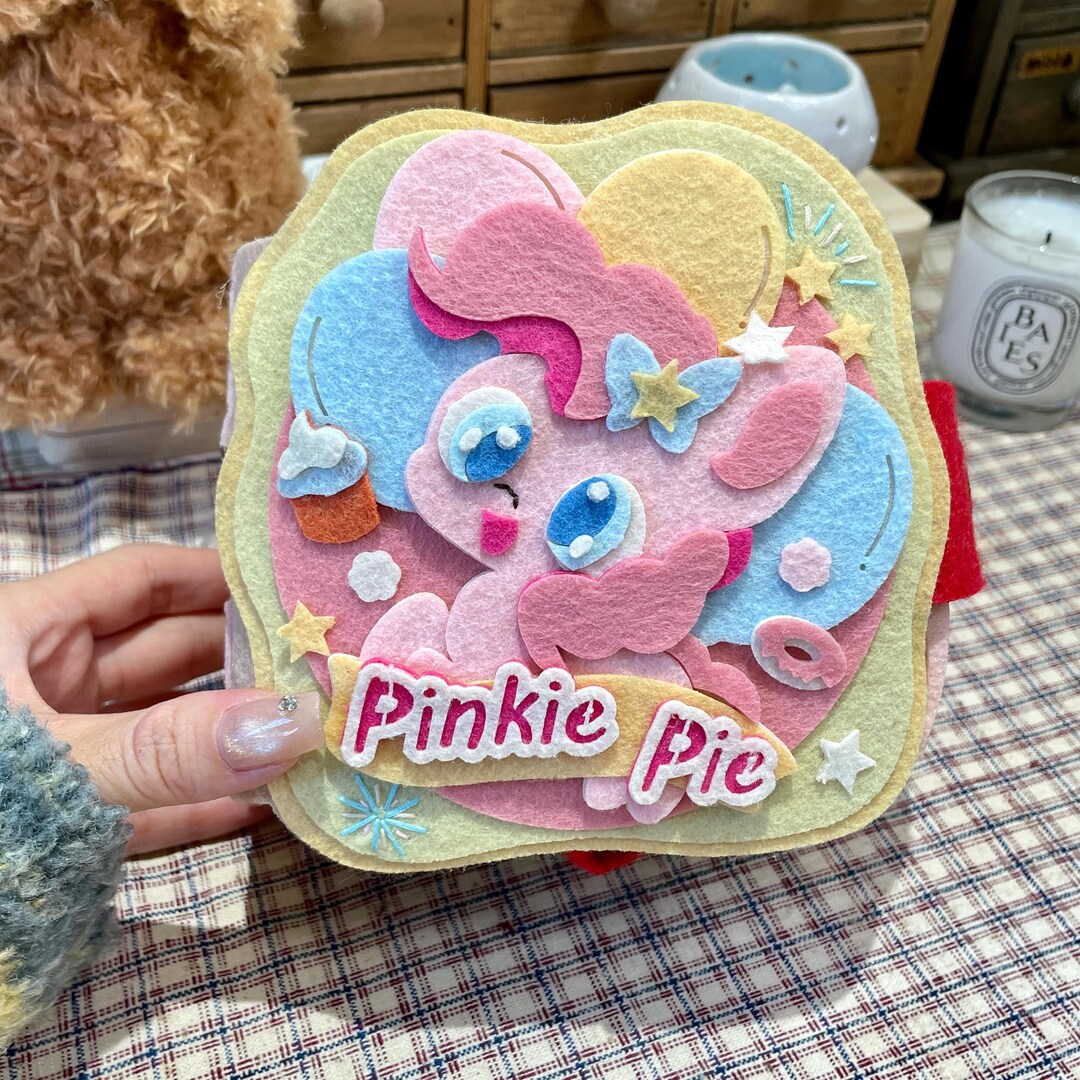 Handmade Felt Photo Album: Pastel Scrapbook Gift With Little Pony ...