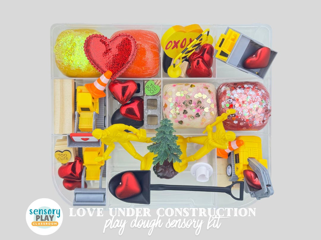 Play Dough Kit Construction Truck Sensory Toddler Present Kid Valentine ...