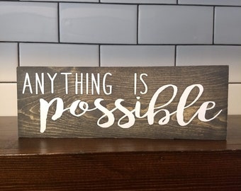 Anything is Possible | Etsy