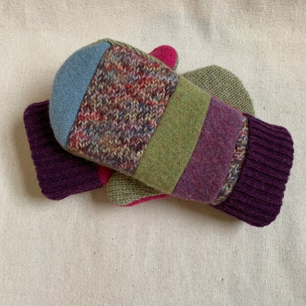 Mittens Upcycled - Etsy