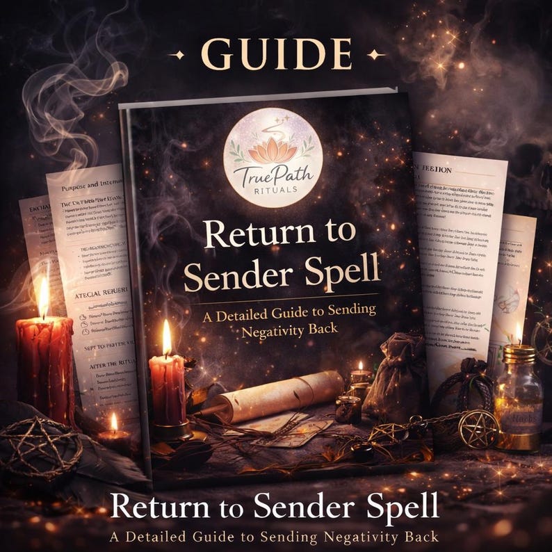 Return to Sender Spell Guide | Banish Negativity Ritual | Karmic Mirror ...