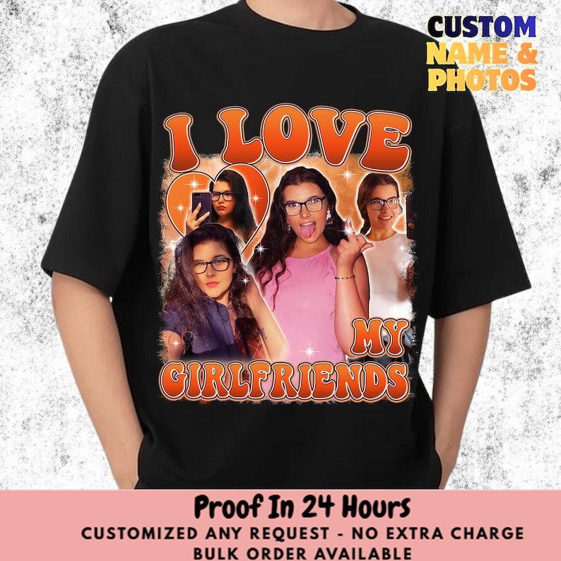 Custom Bootleg I Love My Girlfriend Shirt, Custom Bootleg Rap Shirt ...