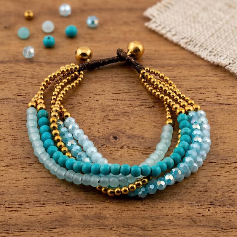 Thai Gold and Turquoise - Etsy