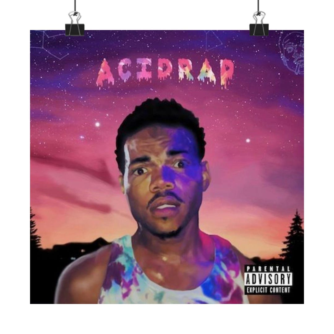 Acid Rap Album Cover Poster | Music Wall Art - Etsy