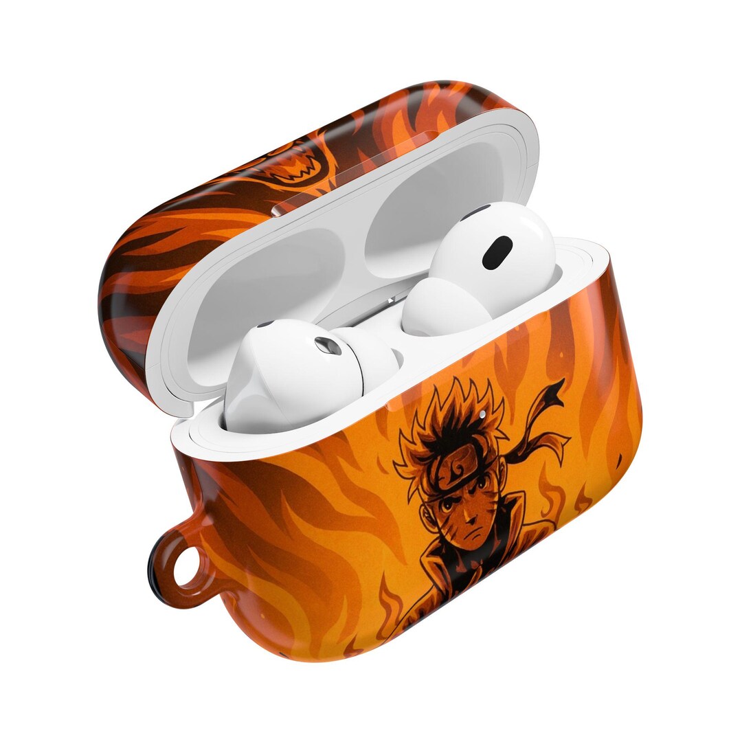 Flame Ninja AirPod Case | Anime Fire Spirit Design - Etsy