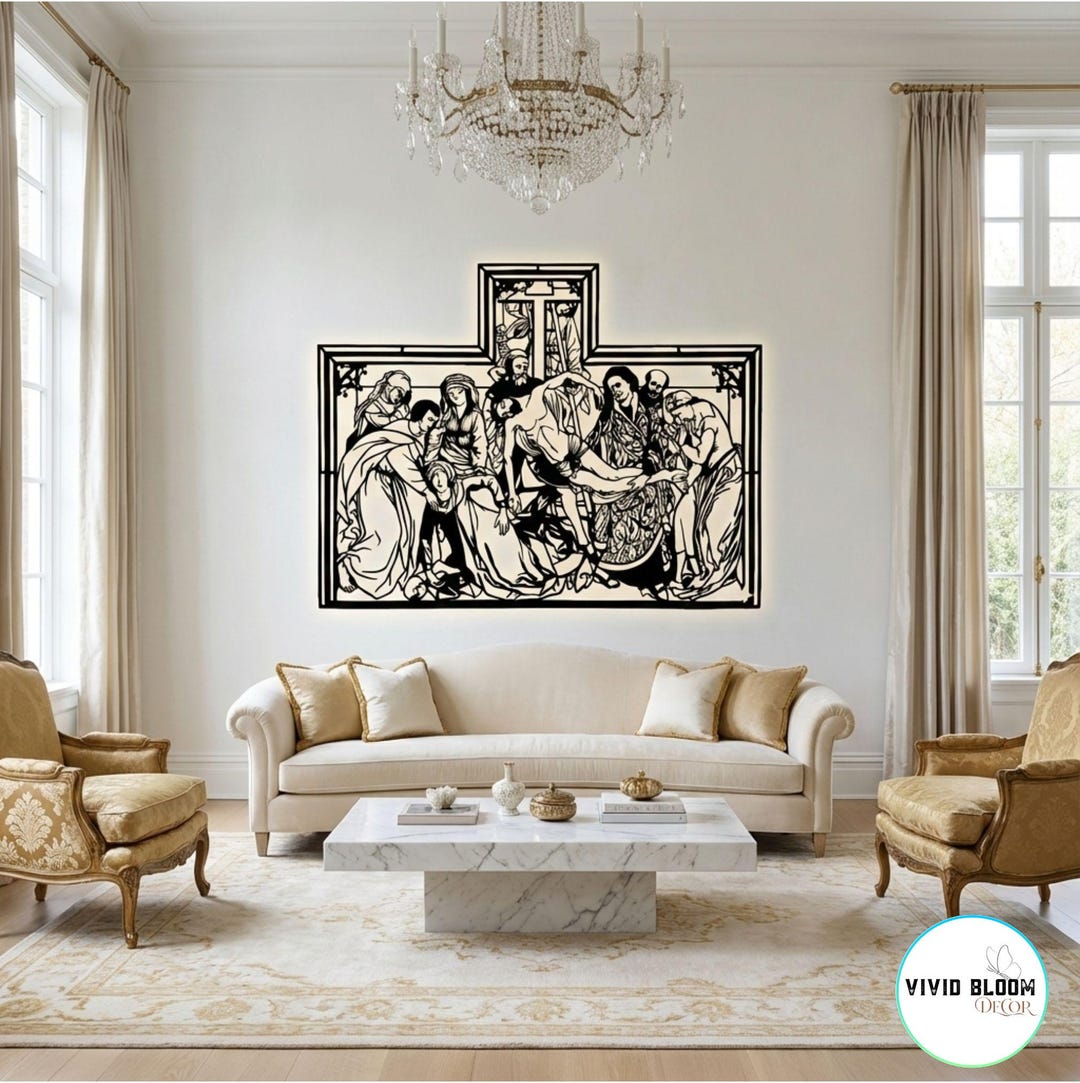 Jesus Metal Wall Art, Modern Christian Home Deco, Jesus Christ Wall ...