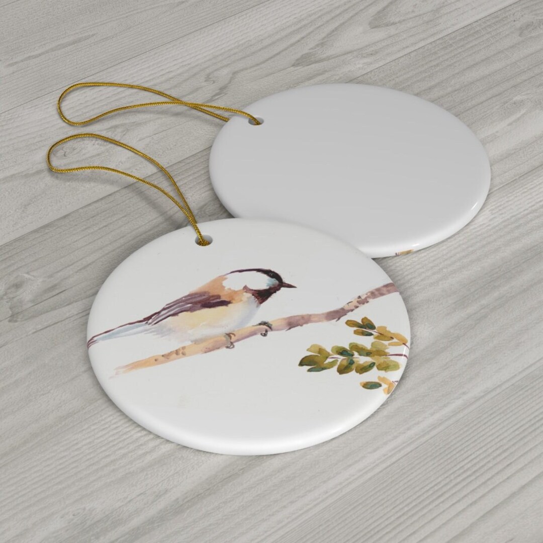 Chickadee Ornament, Black-capped Chickadee, Carolina Chickadee ...