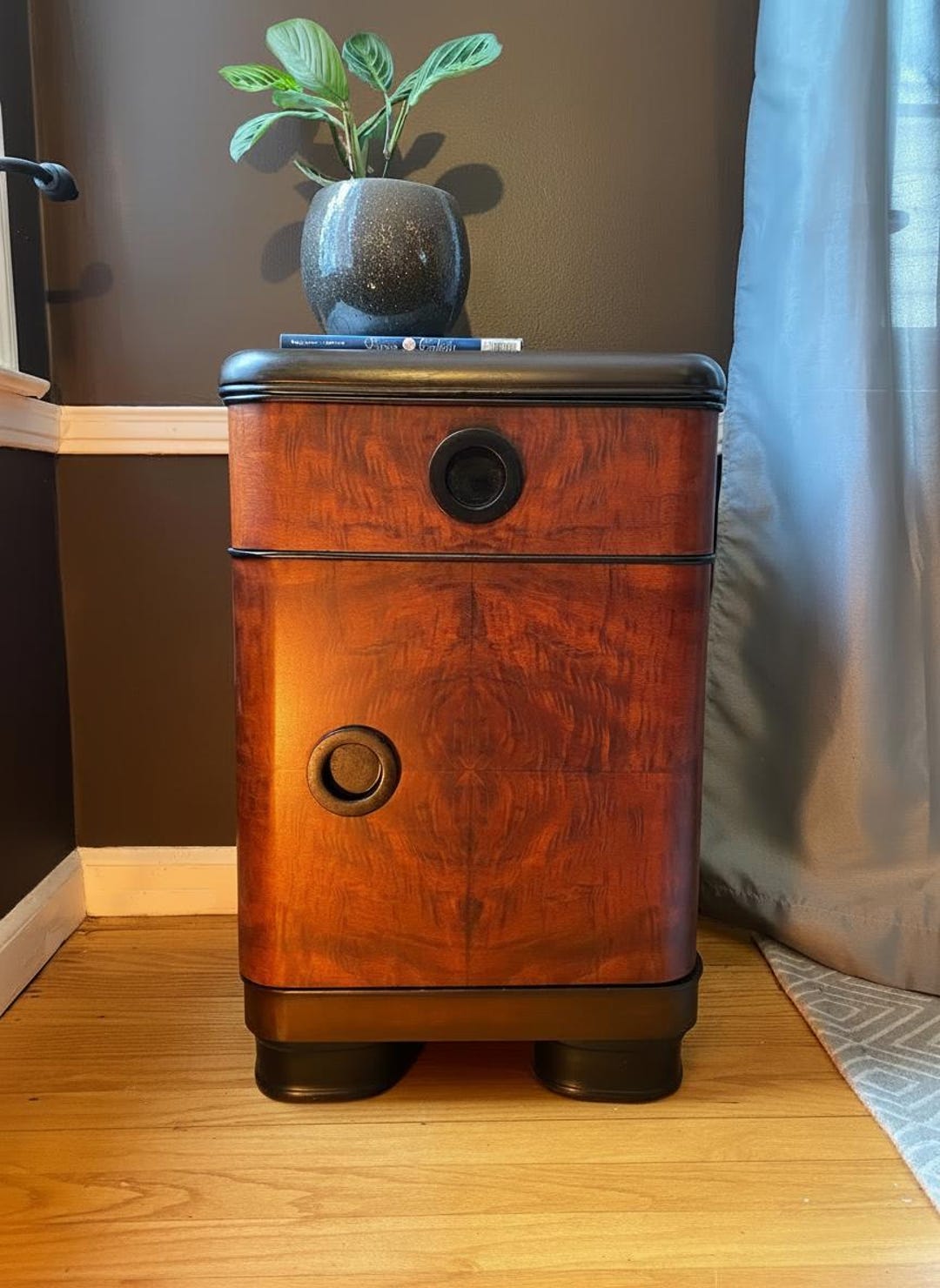 1930s Tri-bond Burled Wood Art Deco Mini Cabinet, Restored (SOLD) - Etsy