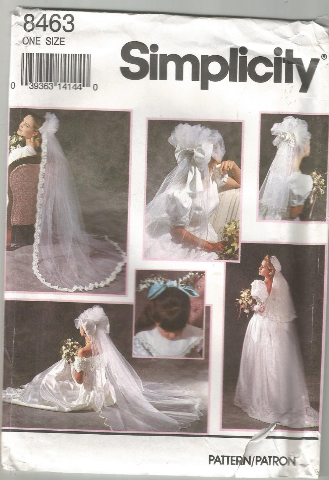 Uncut Simplicity 8463 Bridal Veils and Shoe Decorations Wedding - Etsy