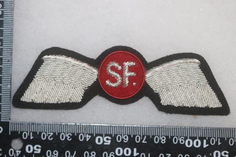 Special Forces SF Parachute Wing Bullion Wire Jedburgh Force Badge ...