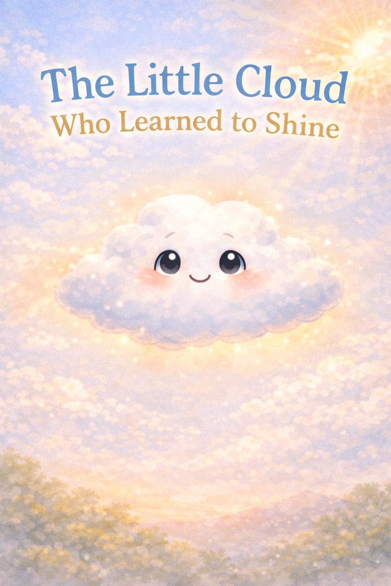 The Little Cloud Storybook, Confidence Building Kids Picture Book ...