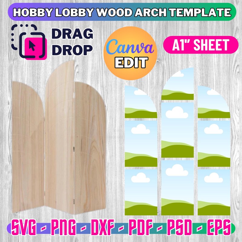 Hobby Lobby Arch Template - Etsy