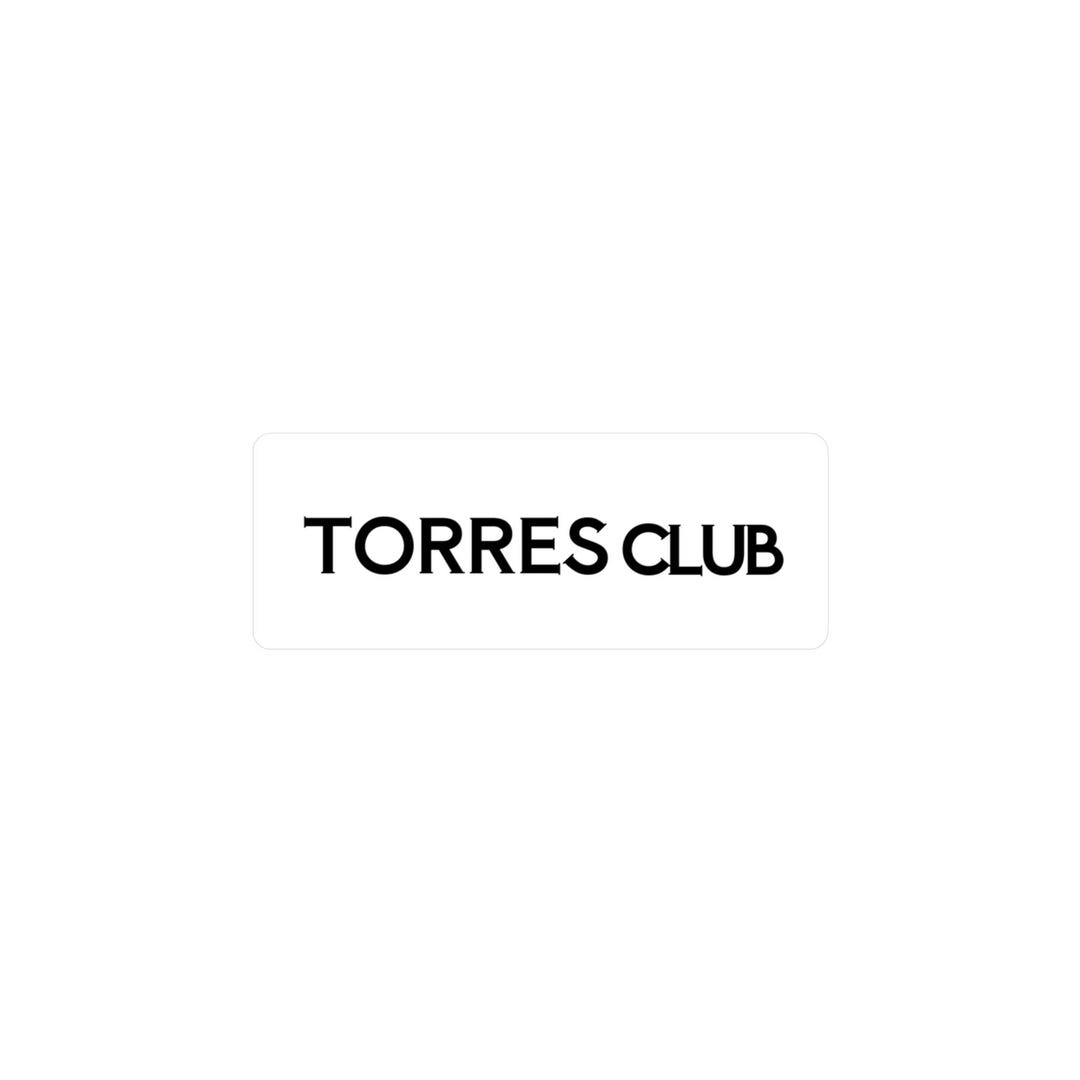 TORRES CLUB Text Logo Sticker | Vinyl Decal - Etsy