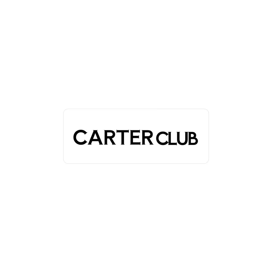 CARTER CLUB Sticker | Vinyl Kiss-cut Decal - Etsy