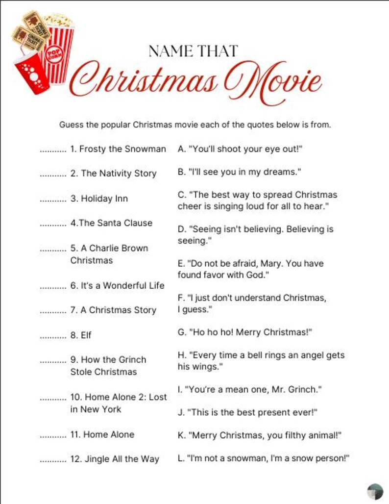 The Elegant Host's Christmas Game Collection - Etsy