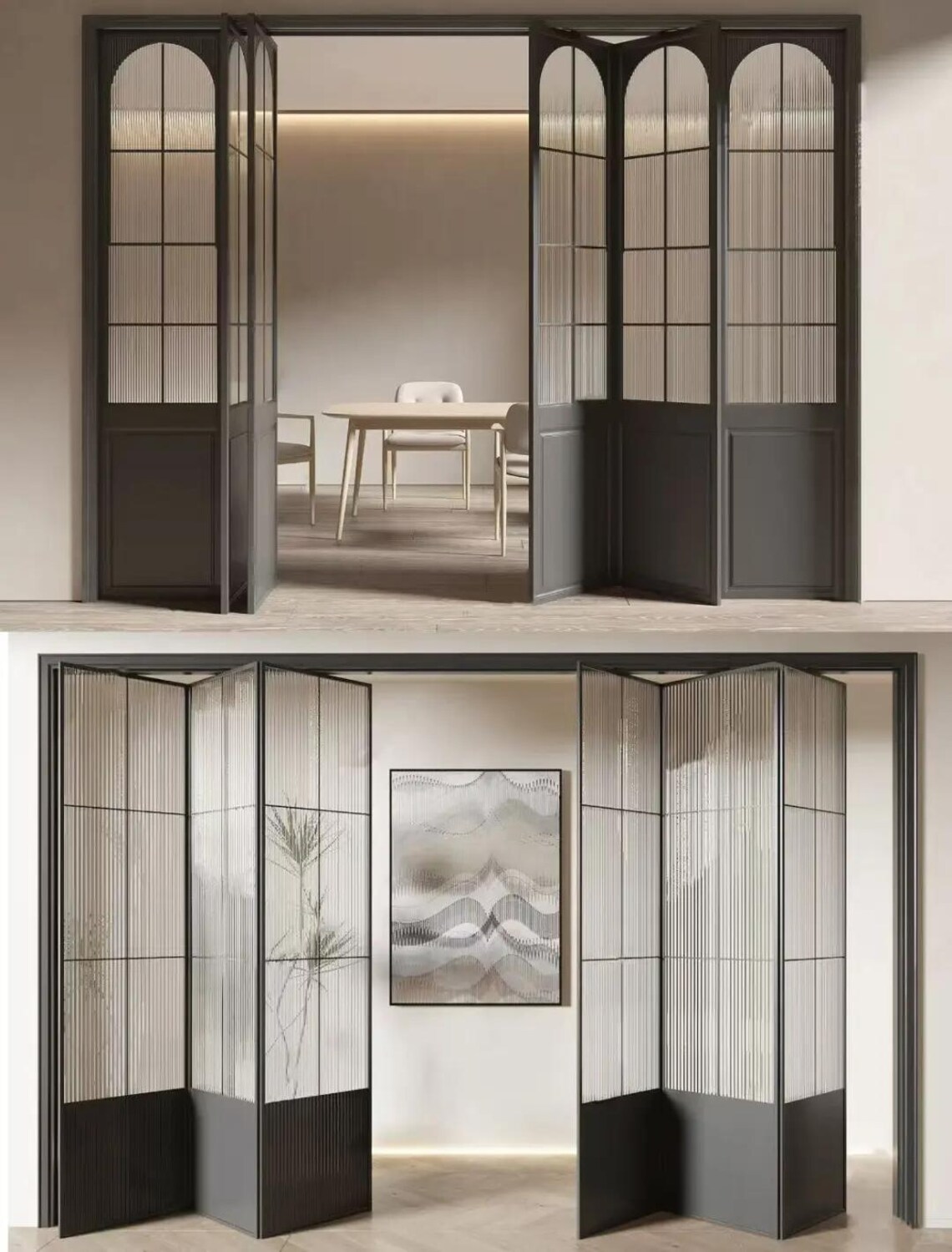 Custom French Interior Bi-fold Doors | Made-to-measure Folding Doors ...