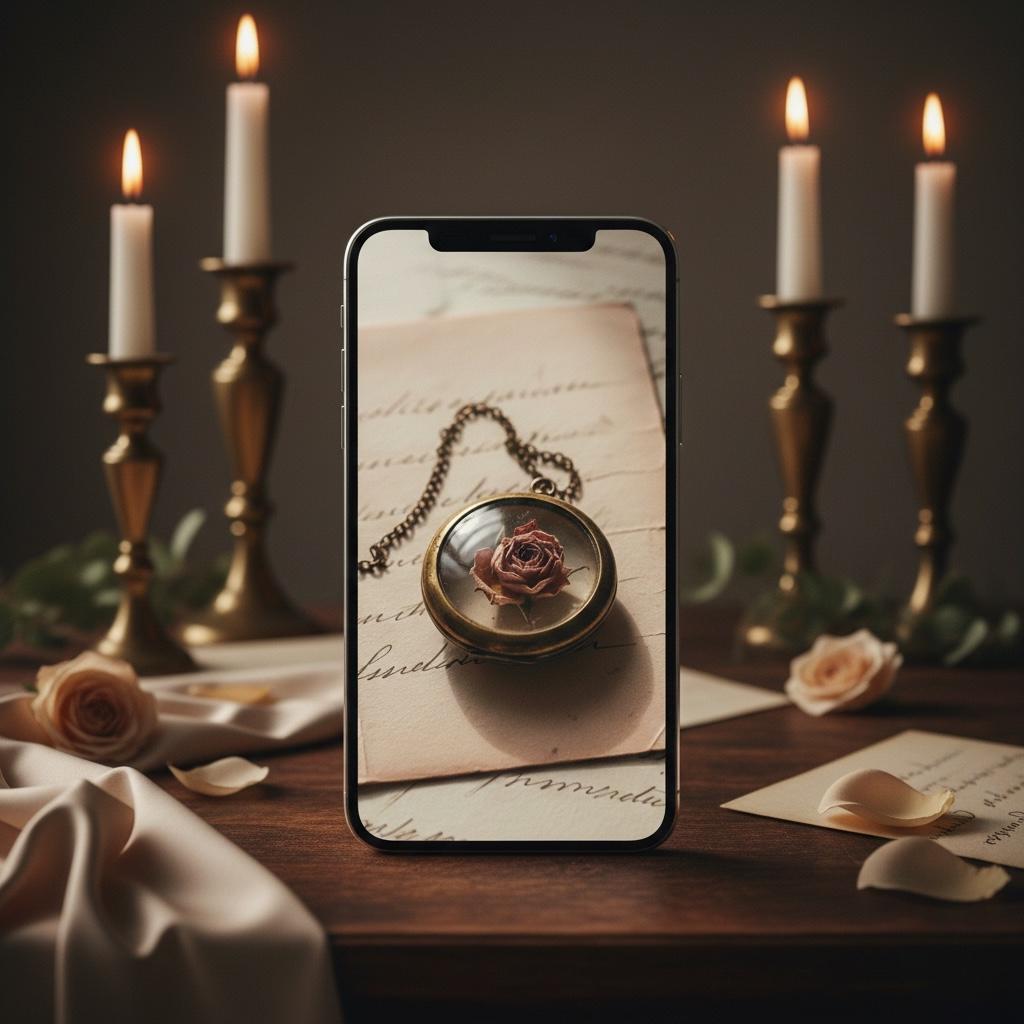 Old World Letters iPhone Wallpaper Set | Vintage Parchment, Romantic ...