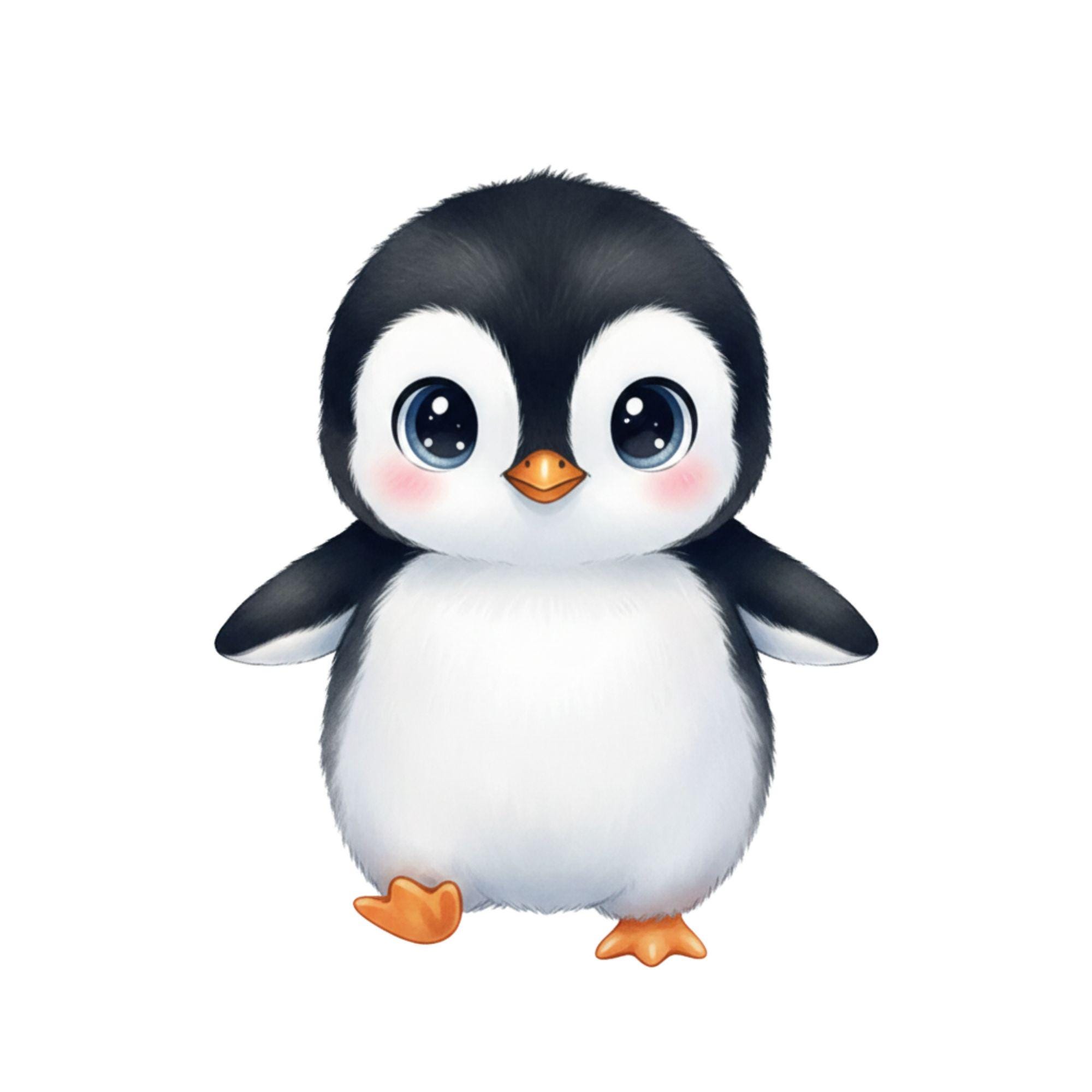 10 Cute Penguin Clipart Bundle - Commercial Use PNG for Sublimation ...