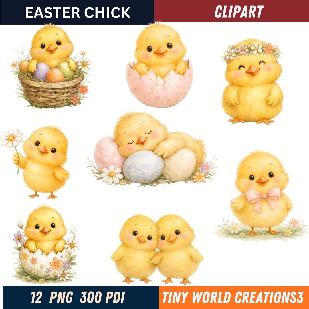 Whimsical Easter Animals Clipart Set: Spring Character Illustration ...