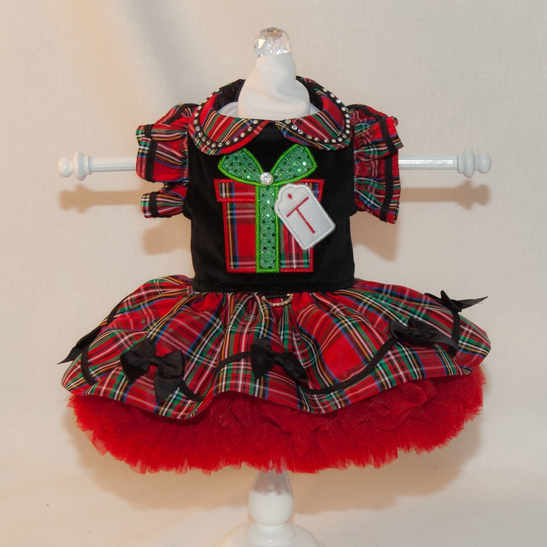 Christmas Plaid Package Dress - Etsy