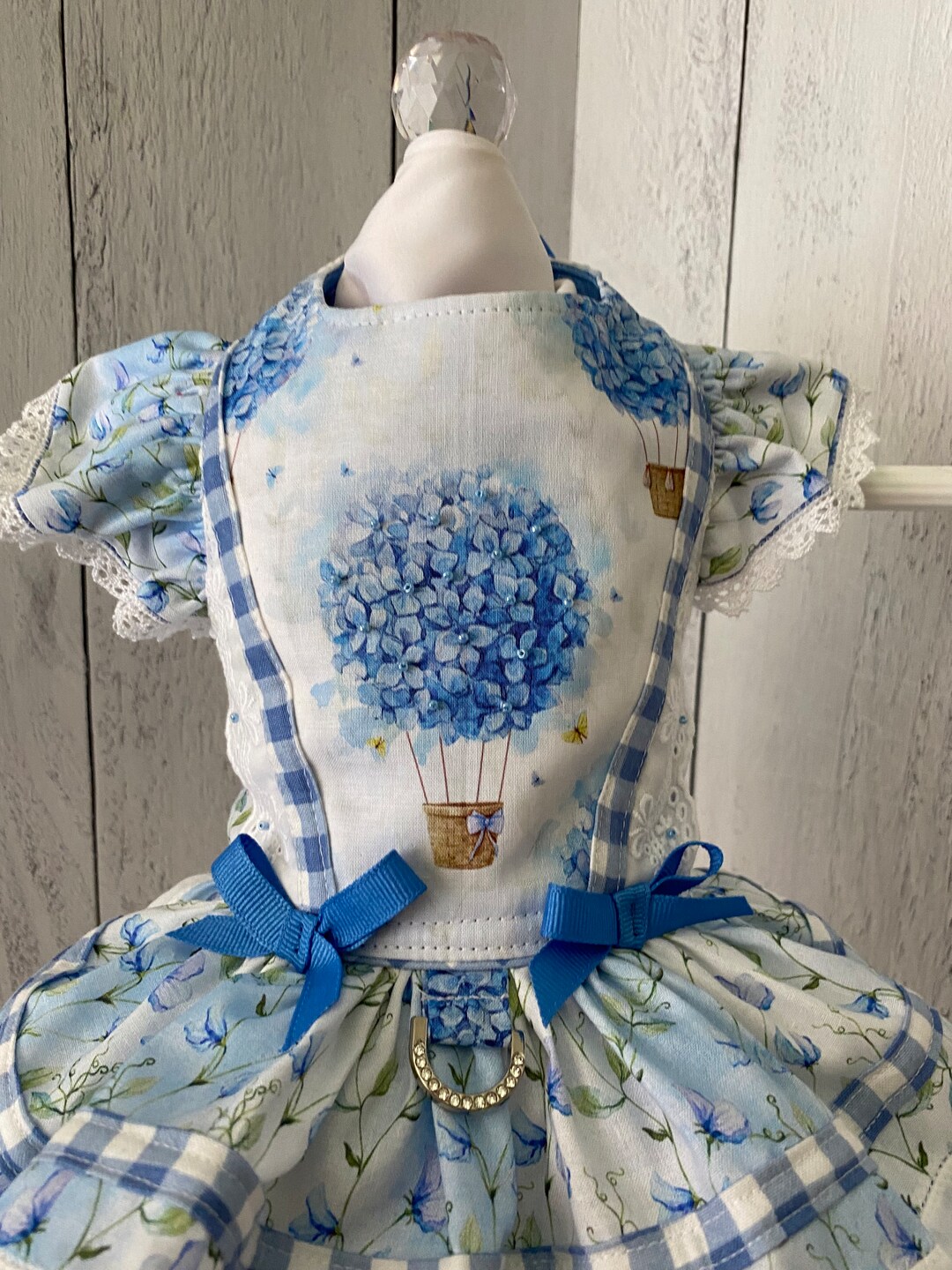 Fancy Dog Dress for Small Dogs, Custom Dog Outfits, Dog of Honor Outfit ...