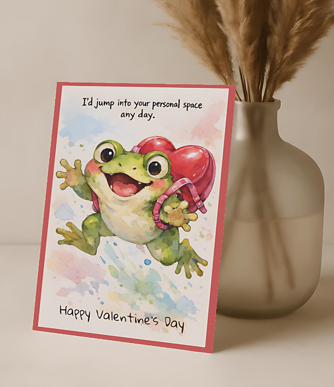 Inappropriate Valentines Card - Funny Frog Valentine Card - Etsy