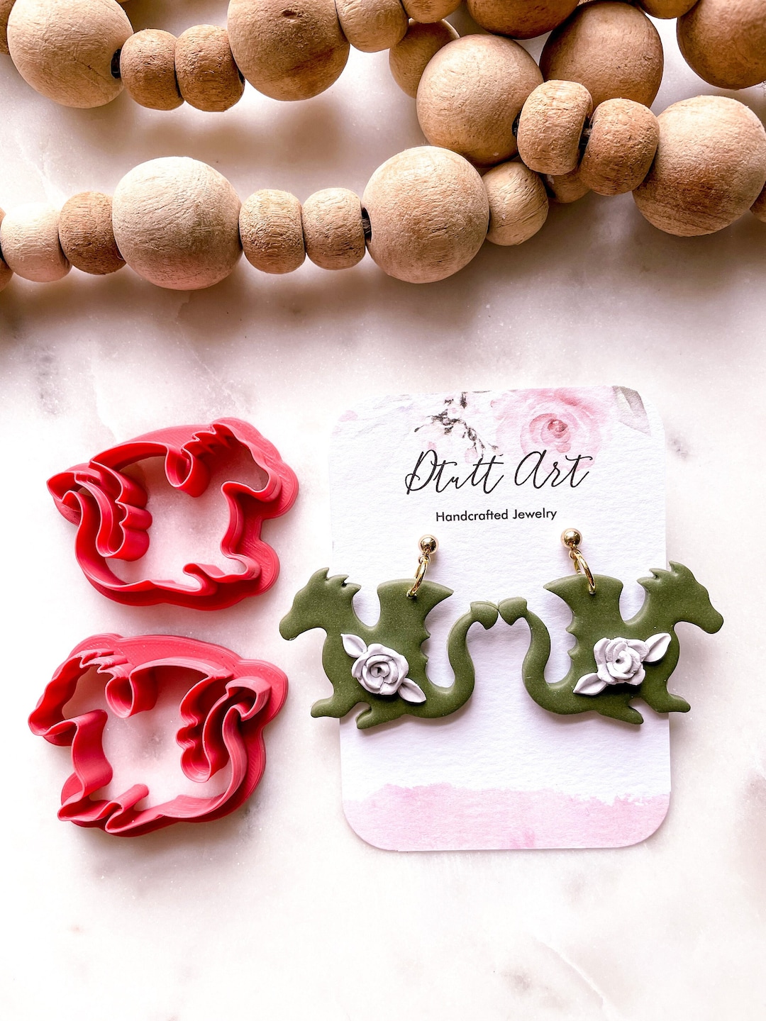 LARGE DRAGON CUTTER // Pla Filament, Themed Clay Cutters, Embossed ...