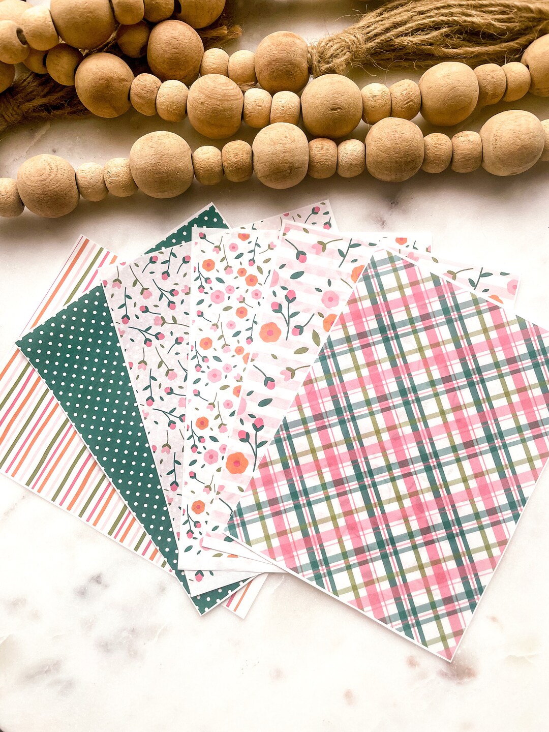 Spring Bloom Easter CLAY TRANSFER PAPERS, Jewelry Making Supply - Etsy