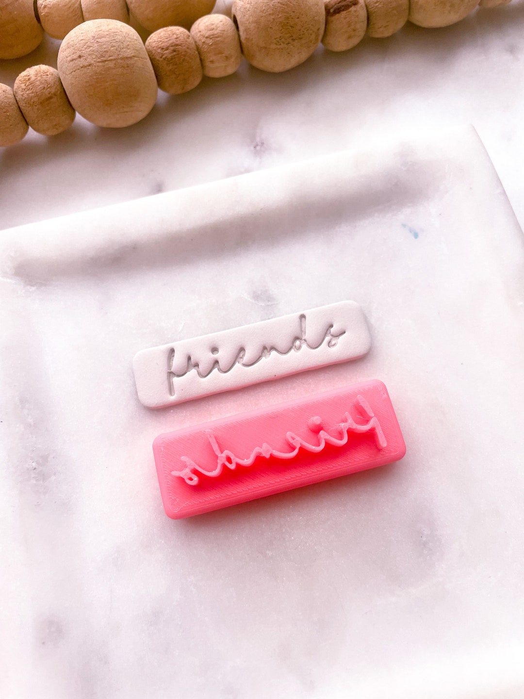FRIENDS STAMP and CUTTER // Pla Filament, Friendship Clay Cutters, Best ...