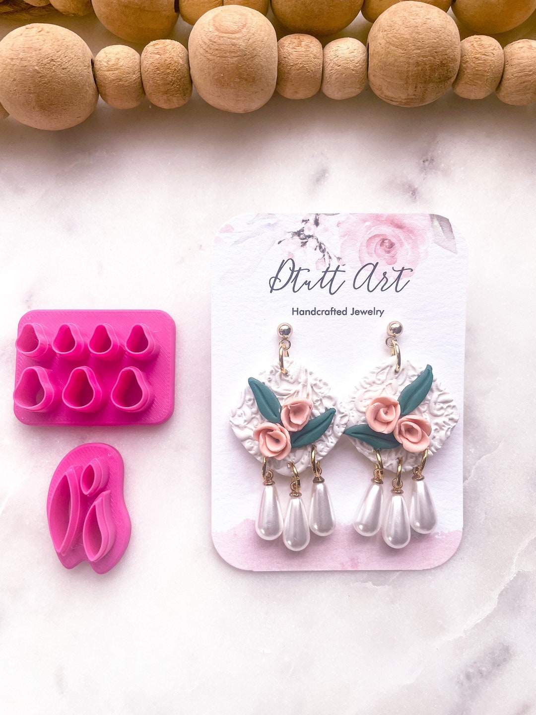 PETAL and LEAF CLUSTERS Clay Cutters // Pla Filament, Micro Flowers ...
