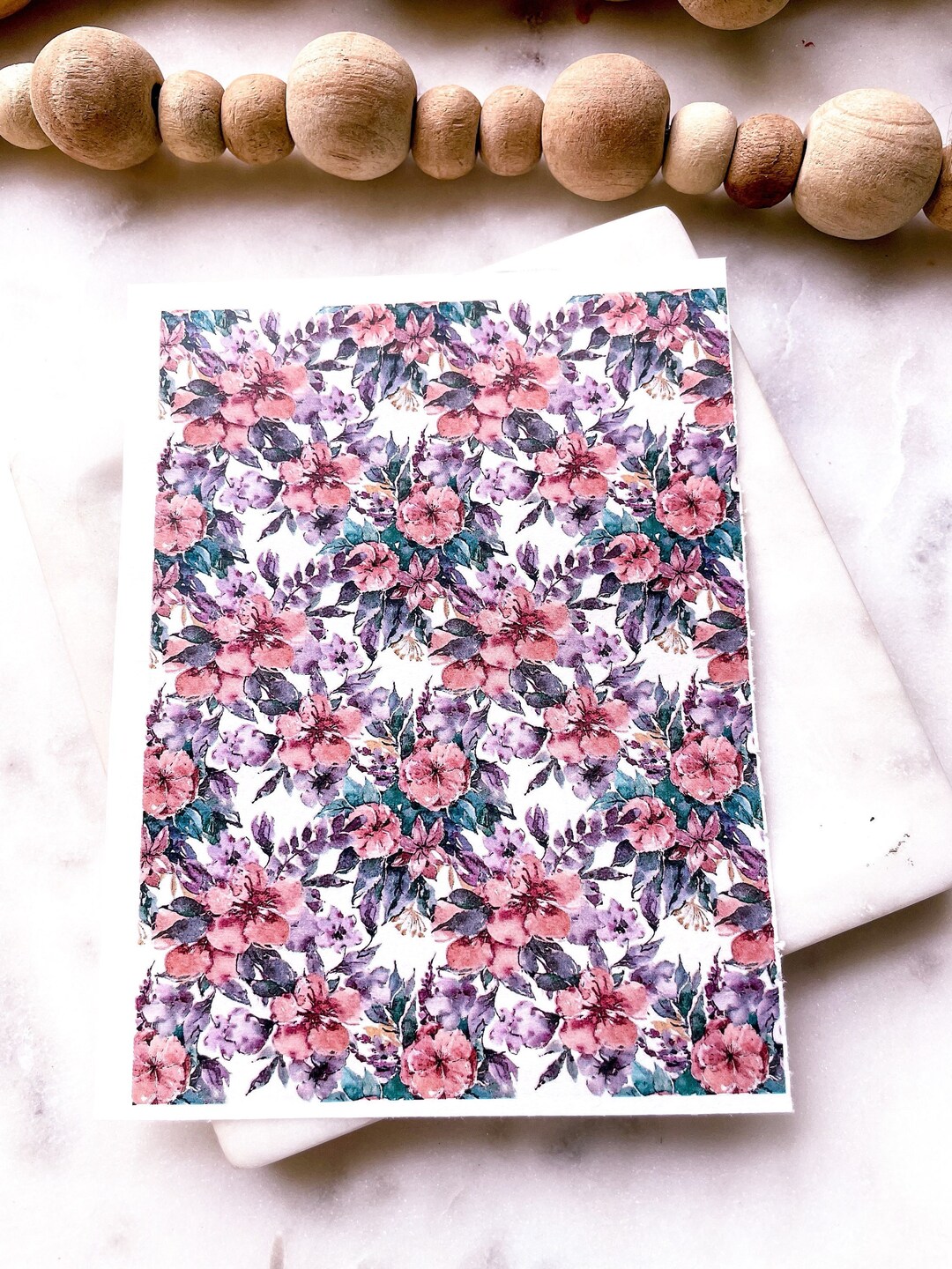 F09 Spring Floral, CLAY TRANSFER PAPERS, Jewelry Making Supply - Etsy