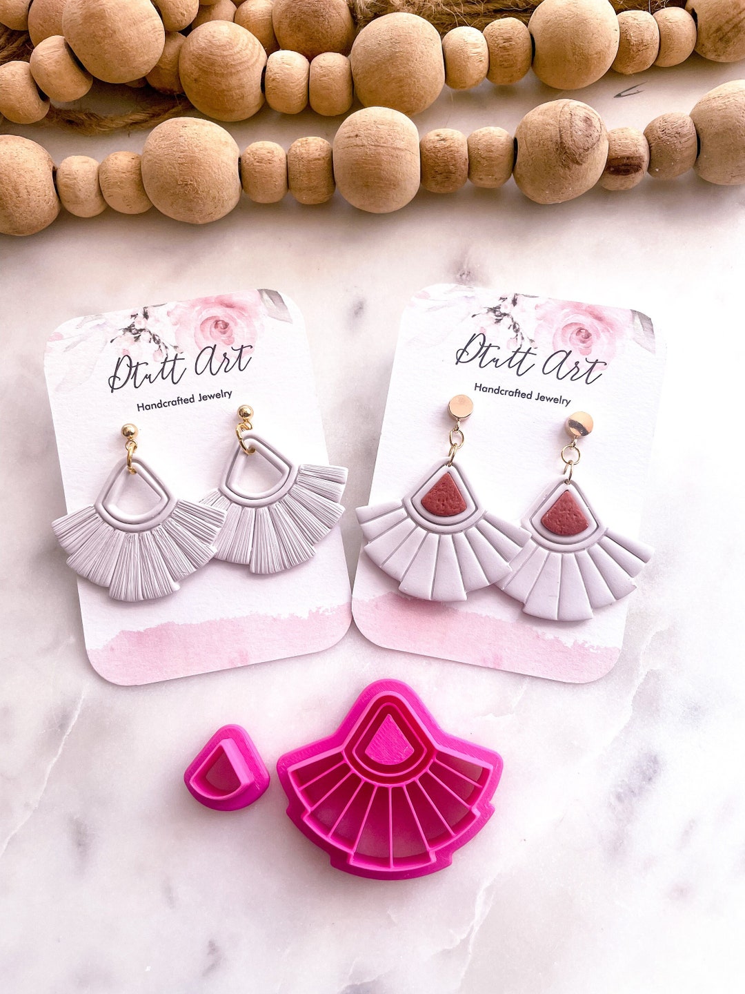 RAFFIA FAN CUTTER // Polymer Clay Cutter, Pla Filament, Sharp Clay ...