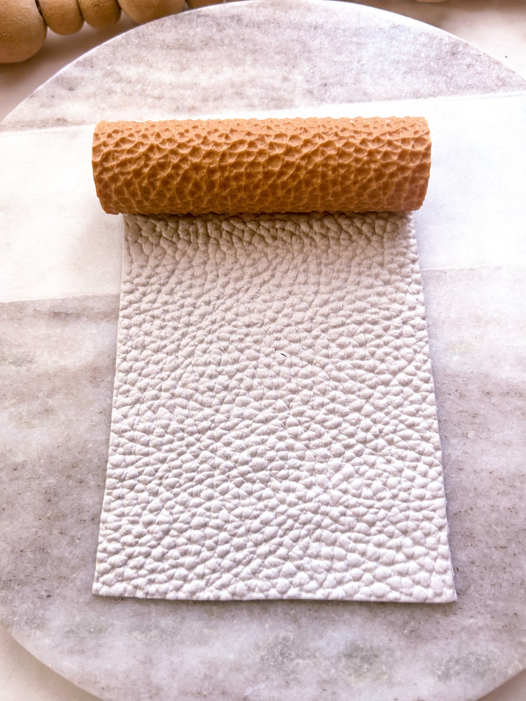 LEATHER TEXTURE ROLLER // Polymer Clay Texture Roller, Pla Filament - Etsy