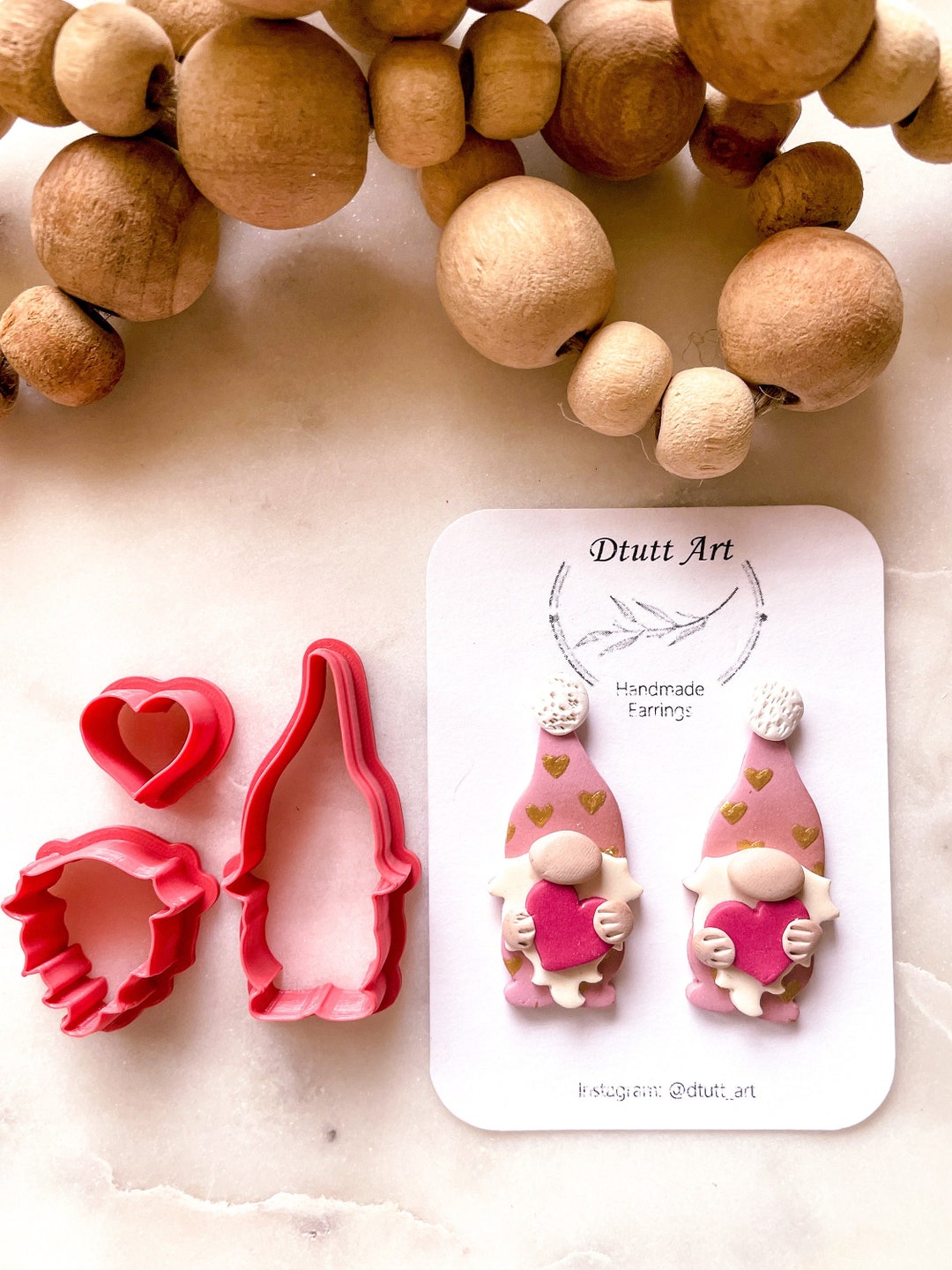 LOVE GNOME CUTTER // Pla Cutters, 3 Piece Set, Pla Filament, Valentine ...