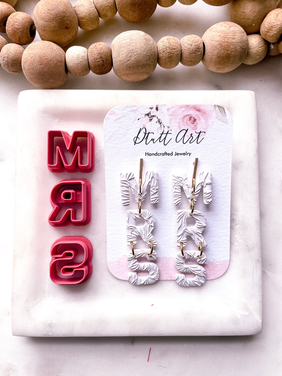 MRS BRIDE CUTTERS // Pla Filament, Wedding Day, Bachelorette Clay ...