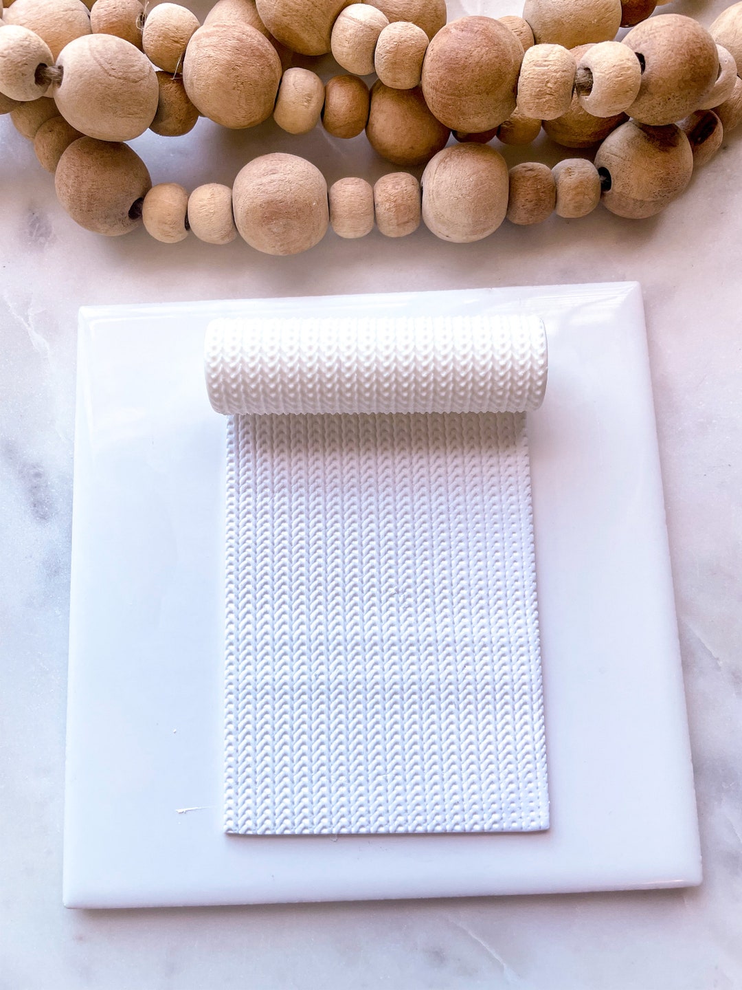 KNIT WEAVE Texture ROLLER // Polymer Clay Texture Roller, Pla Filament ...